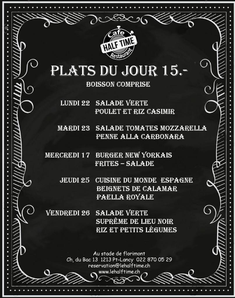 ACCUEIL - Bienvenue au restaurant Half Time | Genève | Petit-Lancy/Onex